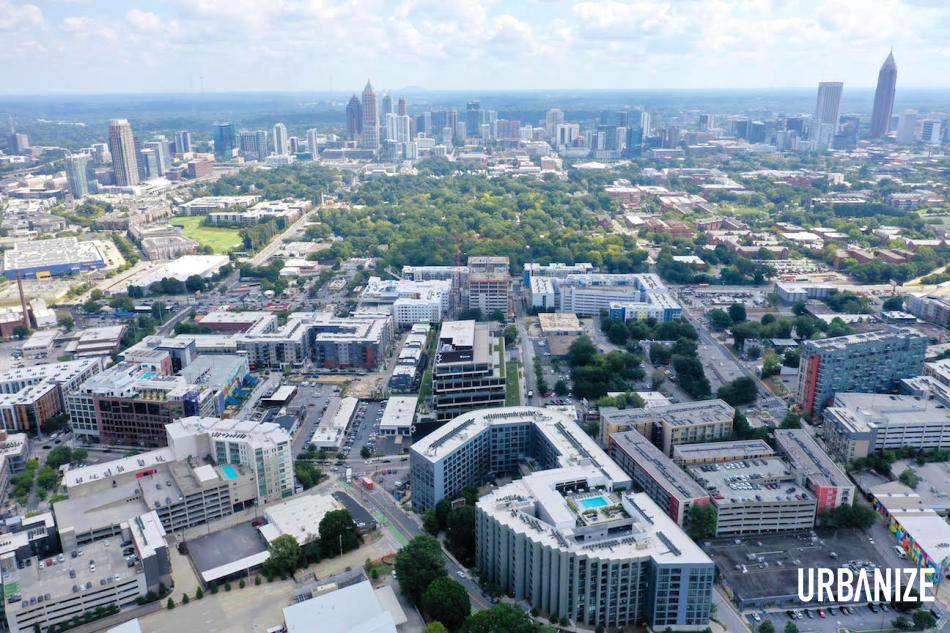 Drone tour: Recent growth west of Midtown Atlanta | Urbanize Atlanta
